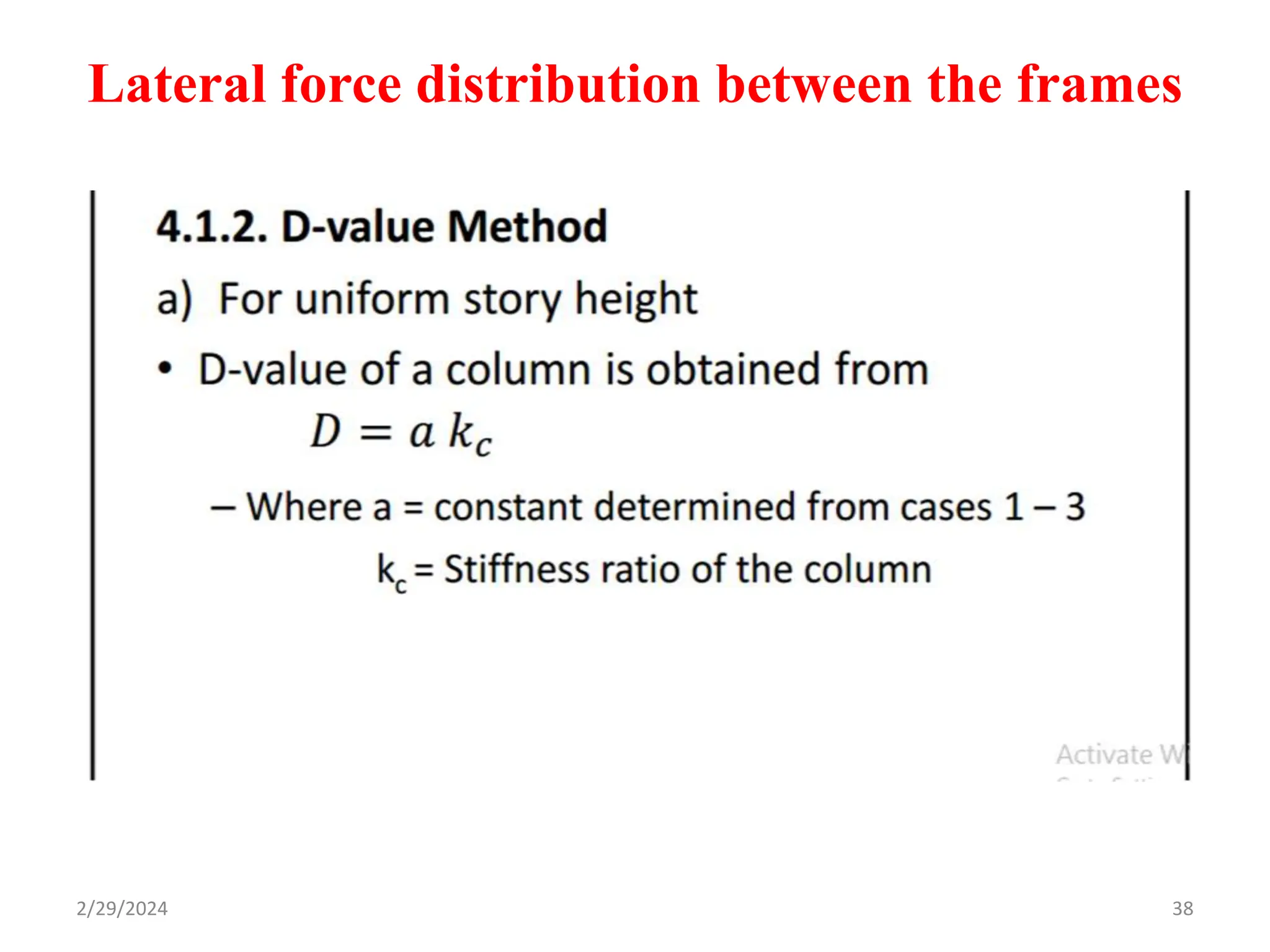 Chapter-Three Lateral Force Resisting Systems. pptx | PPTX