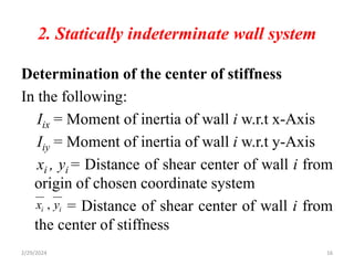 Chapter-Three Lateral Force Resisting Systems. pptx | PPTX