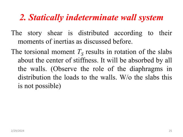 Chapter-Three Lateral Force Resisting Systems. pptx | PPTX