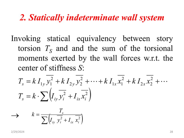 Chapter-Three Lateral Force Resisting Systems. pptx | PPTX