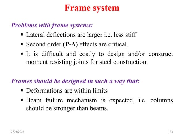 Chapter-Three Lateral Force Resisting Systems. pptx | PPTX