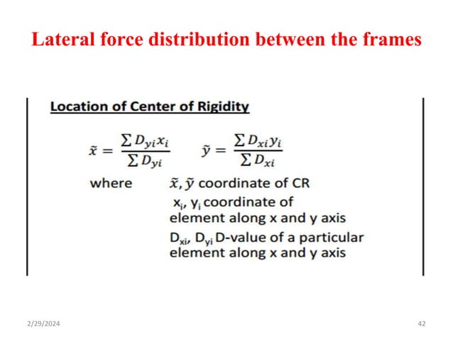 Chapter-Three Lateral Force Resisting Systems. pptx | PPTX