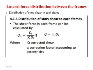 Chapter-Three Lateral Force Resisting Systems. pptx | PPTX