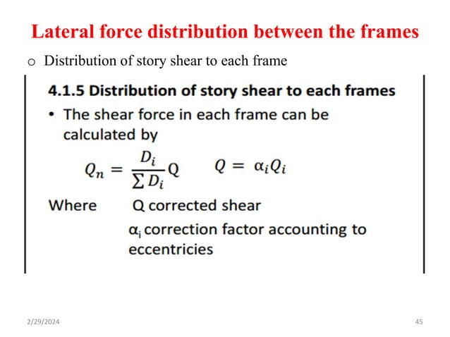 Chapter-Three Lateral Force Resisting Systems. pptx | PPTX
