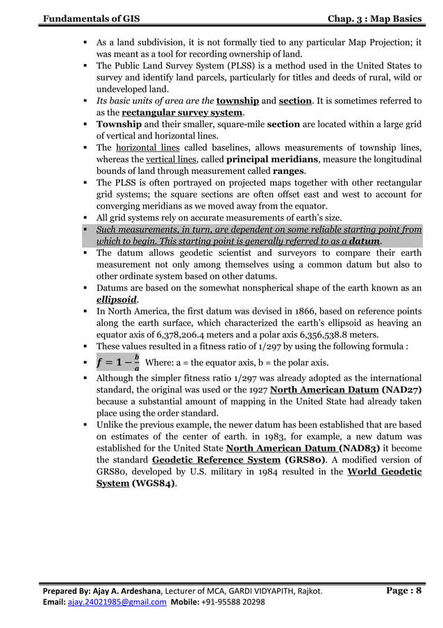 Chapter 3 map basics | PDF