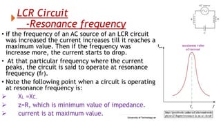 Chapter-3 new format LCR pptx. Explains the L,C and R in an AC Circuit ...