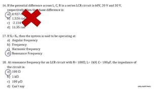 Chapter-3 new format LCR pptx. Explains the L,C and R in an AC Circuit ...