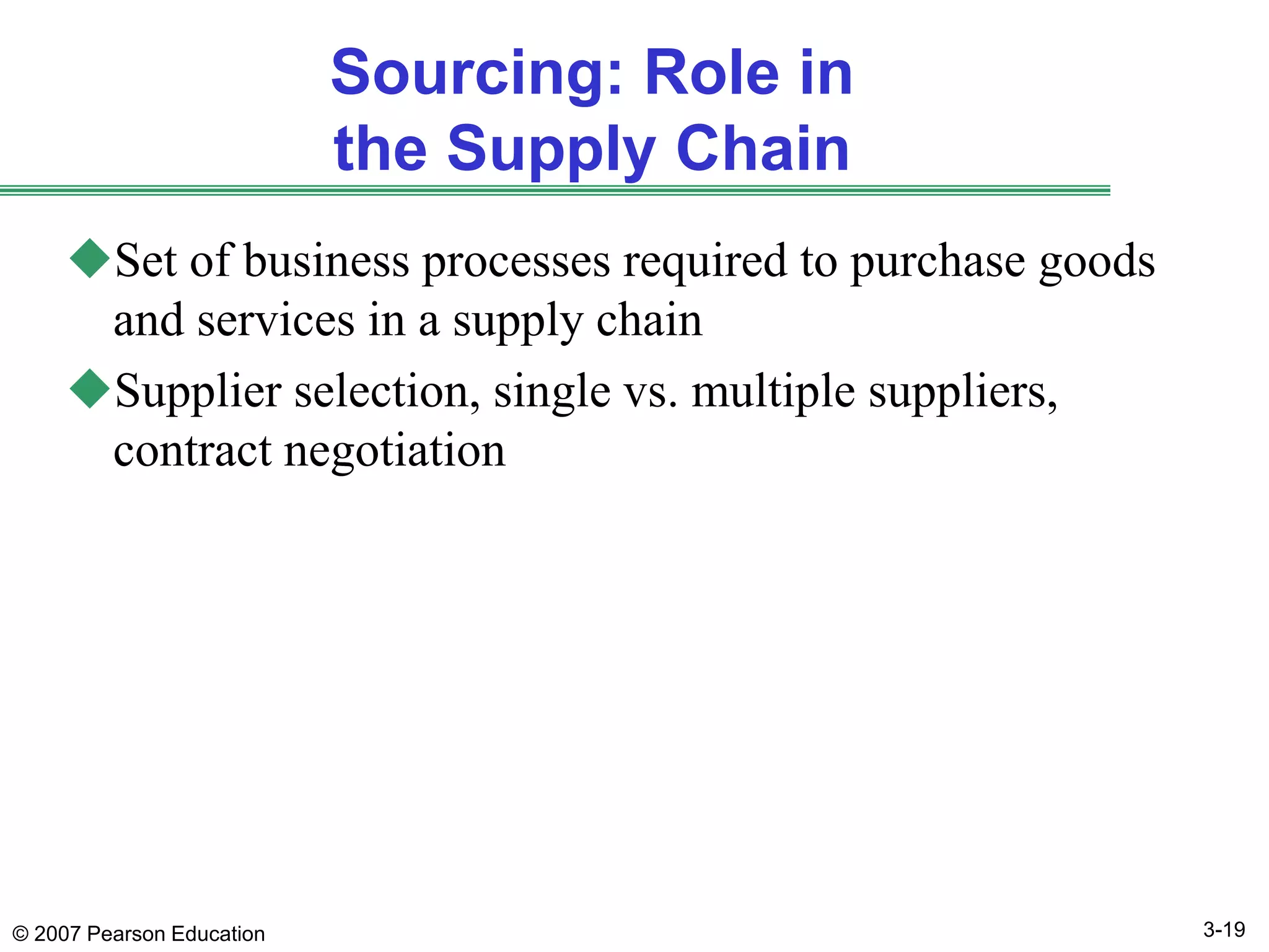 Chapter 3 Supply Chain Drivers and Obstacles | PPT