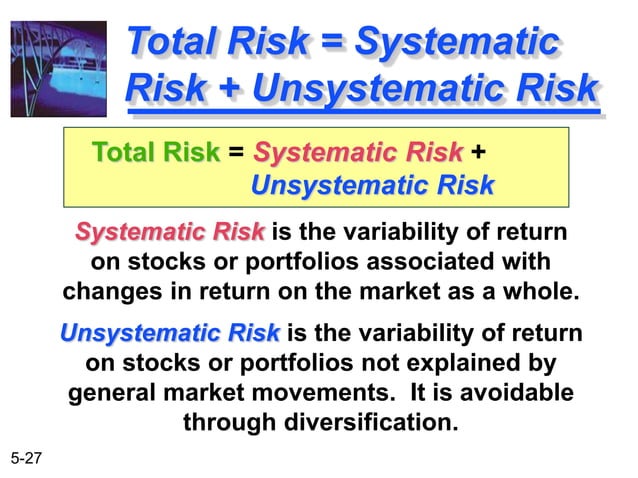 Risk and return | PPT | Stocks and Bonds | Personal Investing