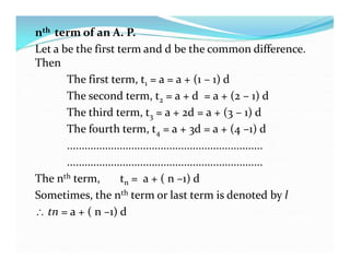Chapter 3 sequence and series | PPT