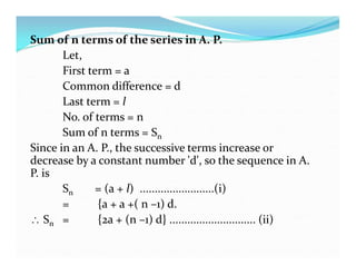 Chapter 3 sequence and series | PPT