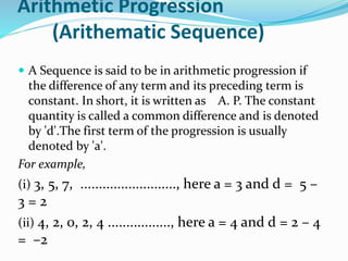Chapter 3 sequence and series | PPTX