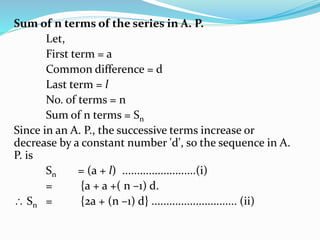Chapter 3 sequence and series | PPTX