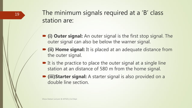Chapter 3 station,yards,points and crossing,signalling and interlocking ...