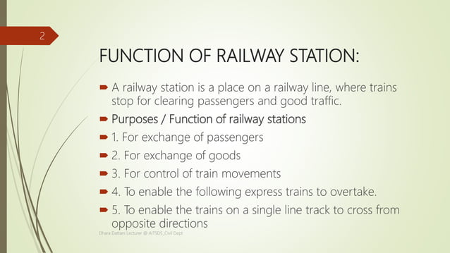 Chapter 3 station,yards,points and crossing,signalling and interlocking ...