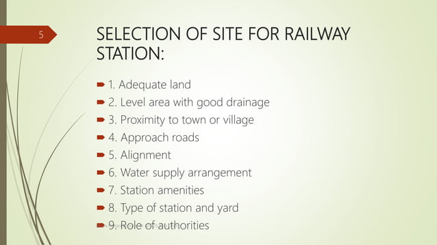 Chapter 3 station,yards,points and crossing,signalling and interlocking ...