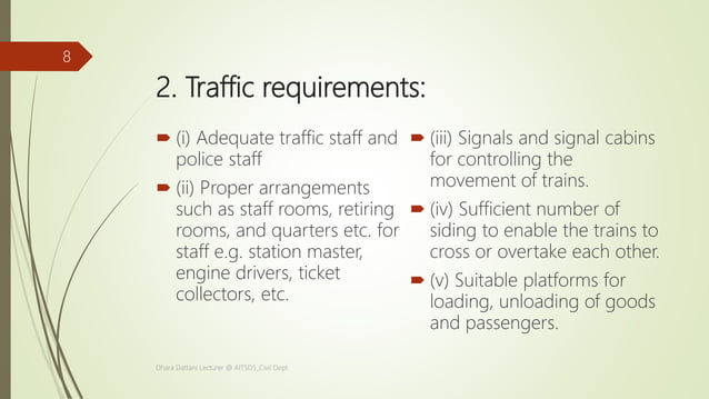 Chapter 3 station,yards,points and crossing,signalling and interlocking ...