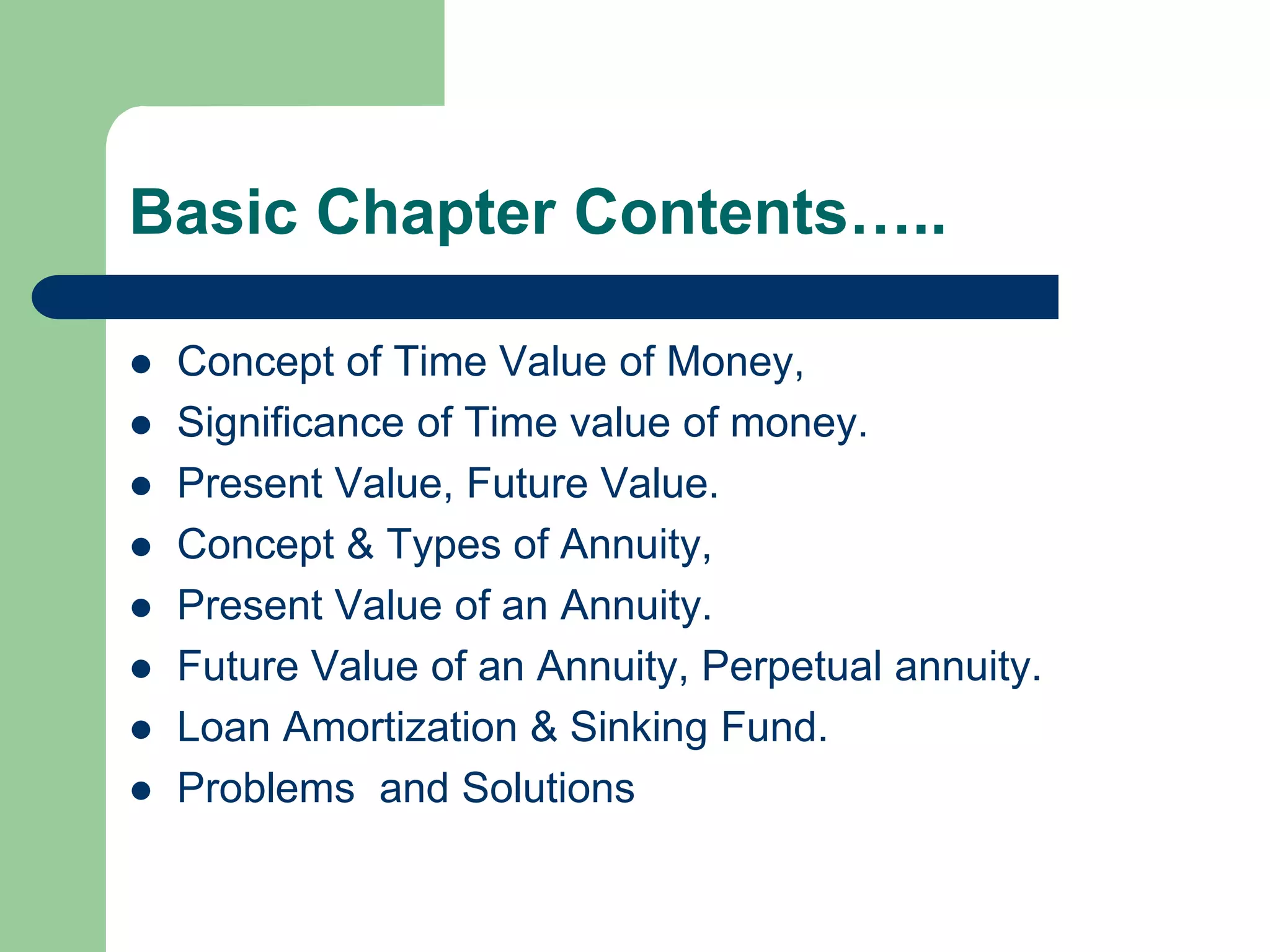 Time value of money | PPT