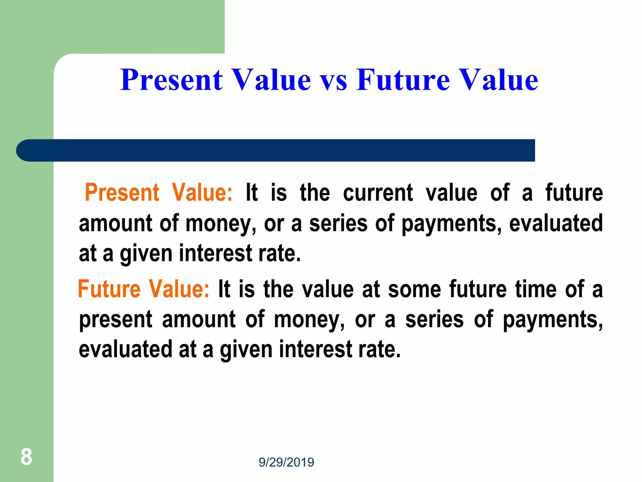 Time value of money | PPT