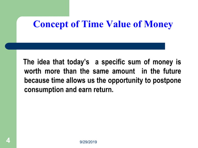Time value of money | PPT | Stocks and Bonds | Personal Investing