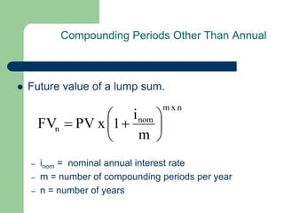 Present Value Of Lump Sum