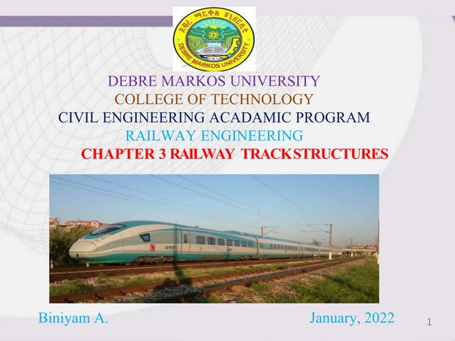 chapter-3 Track Stracture.pptx | Rail Travel | Travel Type