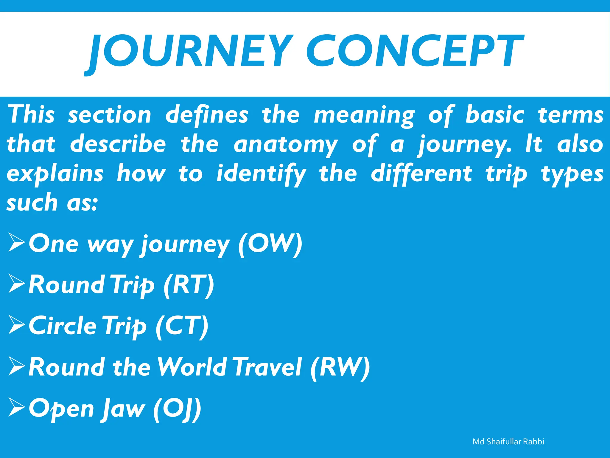 Chapter-3 Types of Journey//Computerized Reservation System | PDF