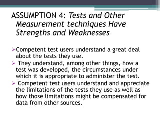 Chapter 4: Of Tests and Testing | PPTX