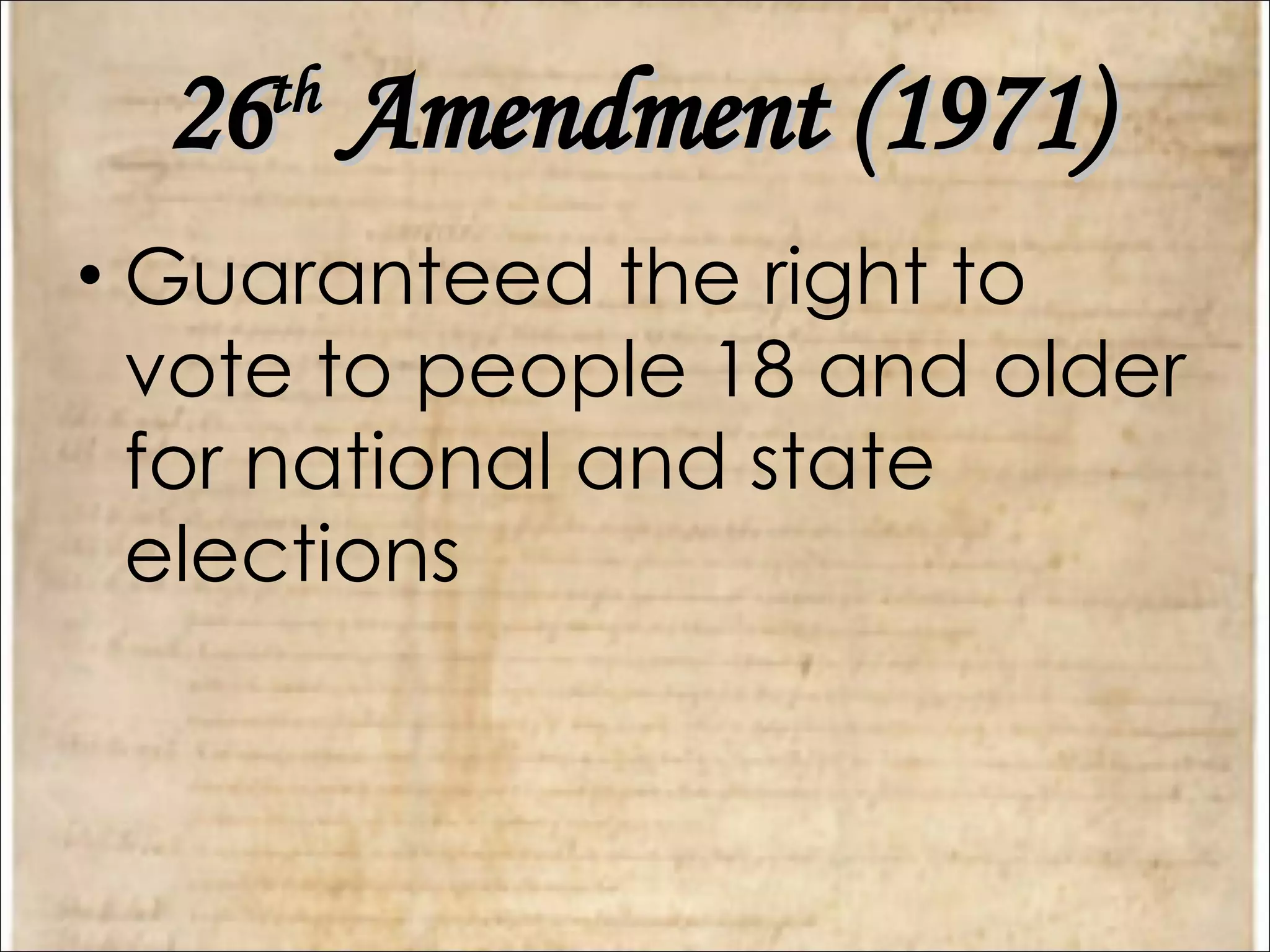 Amendments | PPT