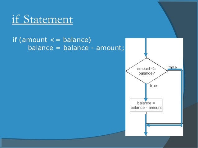 Selection Control Structures 