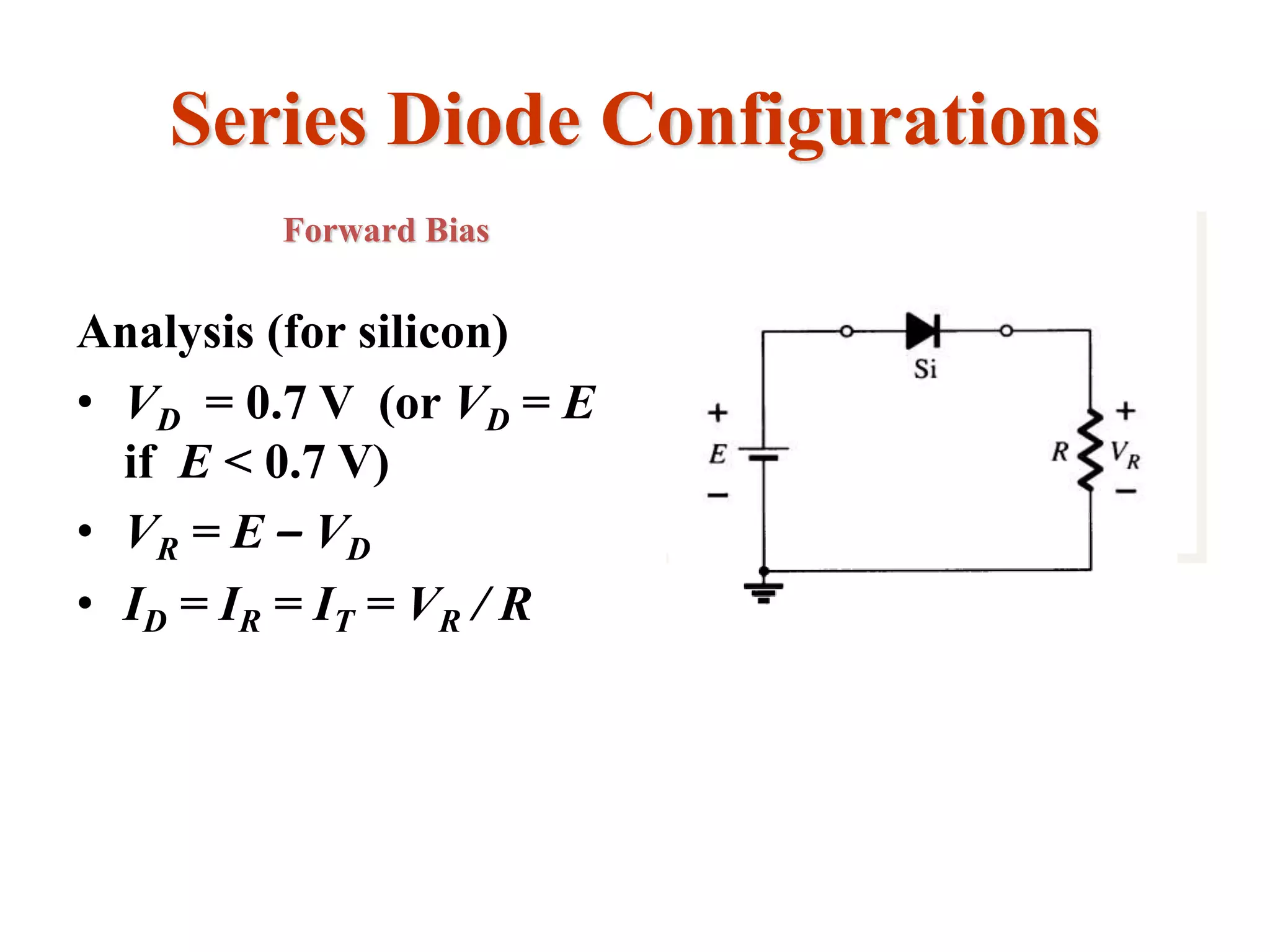 Electronics 1 : Chapter # 04 : Diode Applications and Types | PDF