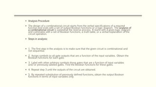 Chapter 4: Combinational Logic | PPTX