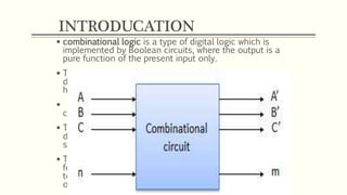 Chapter 4: Combinational Logic | PPTX