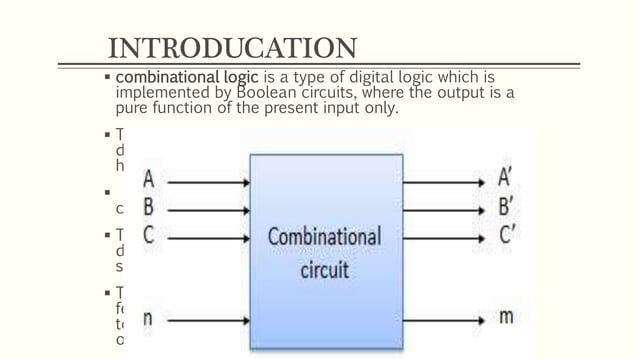 Chapter 4: Combinational Logic | PPTX