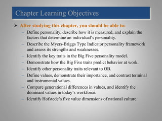 Personality and Values | PPT