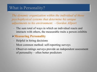 Personality and Values | PPT