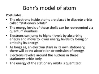 CBSE Class 9 Science Chapter 4- structure of atom | PPTX
