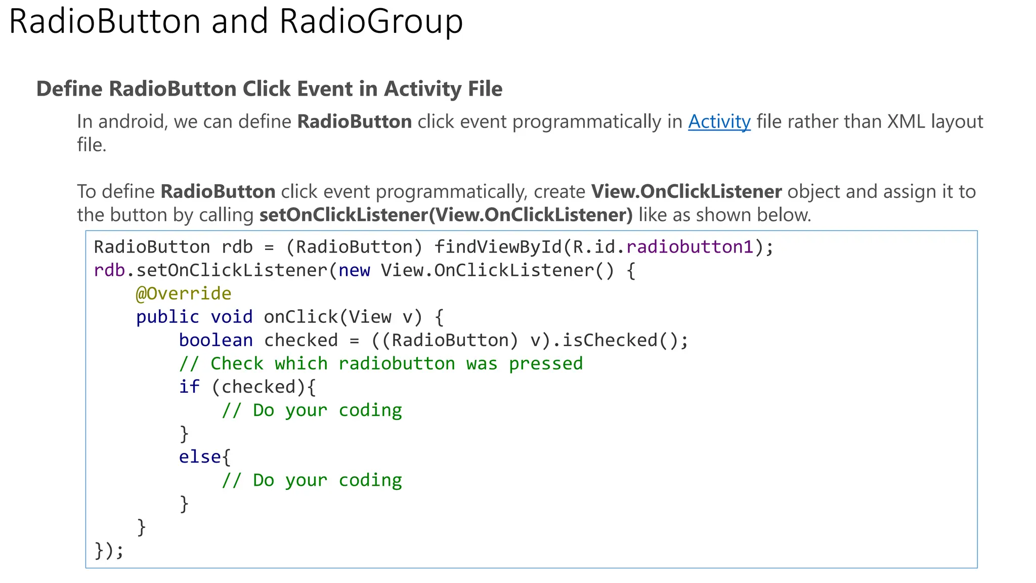 Mobile Application Development-Designing User Interface With View | PPT