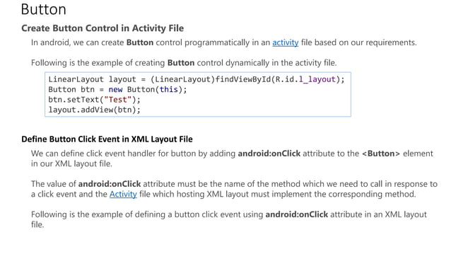 Mobile Application Development-Designing User Interface With View | PPT