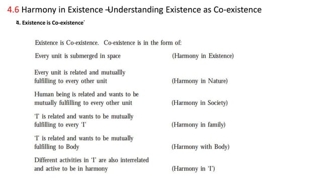 UNIVERSAL HUMAN VALUES- Harmony in the Nature | PPTX