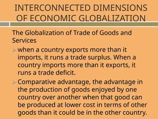 GLOBALIZATION OF ECONOMIC RELATIONS POWER POINT | PPTX