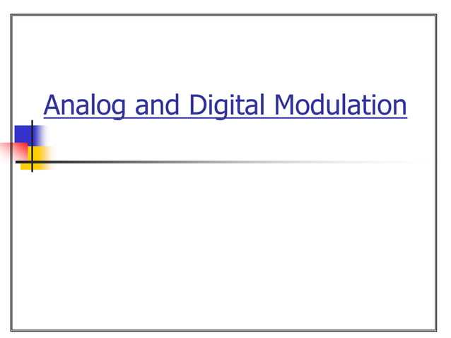 chapter-4-Analog-and-Digital-Modulation.ppt | Digital Audio | Computer Software and Applications