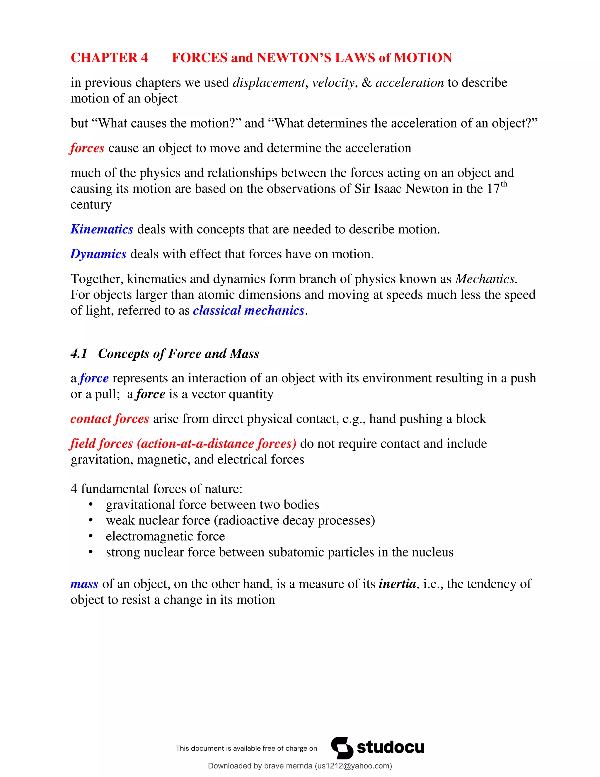 chapter-4-forces-and-newtons-laws-of-motion.pdf | Physics | Science