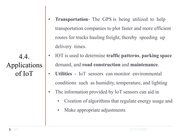 Chapter -4- Internet of Things (IoT).ppt | Internet of Things | Internet
