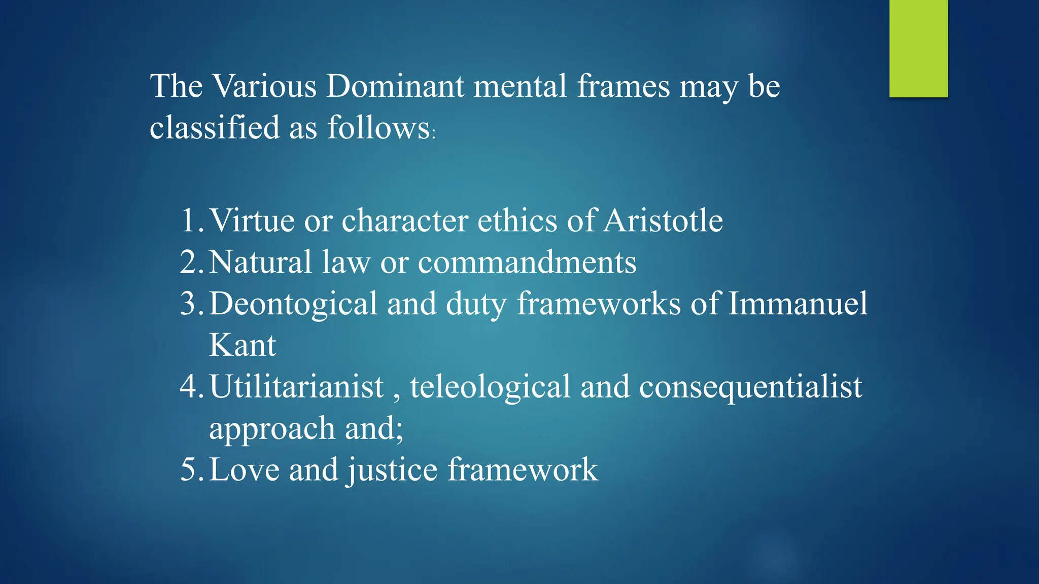 chapter-4-lesson-1:Frameworks and principles behind moral frameworks | PDF