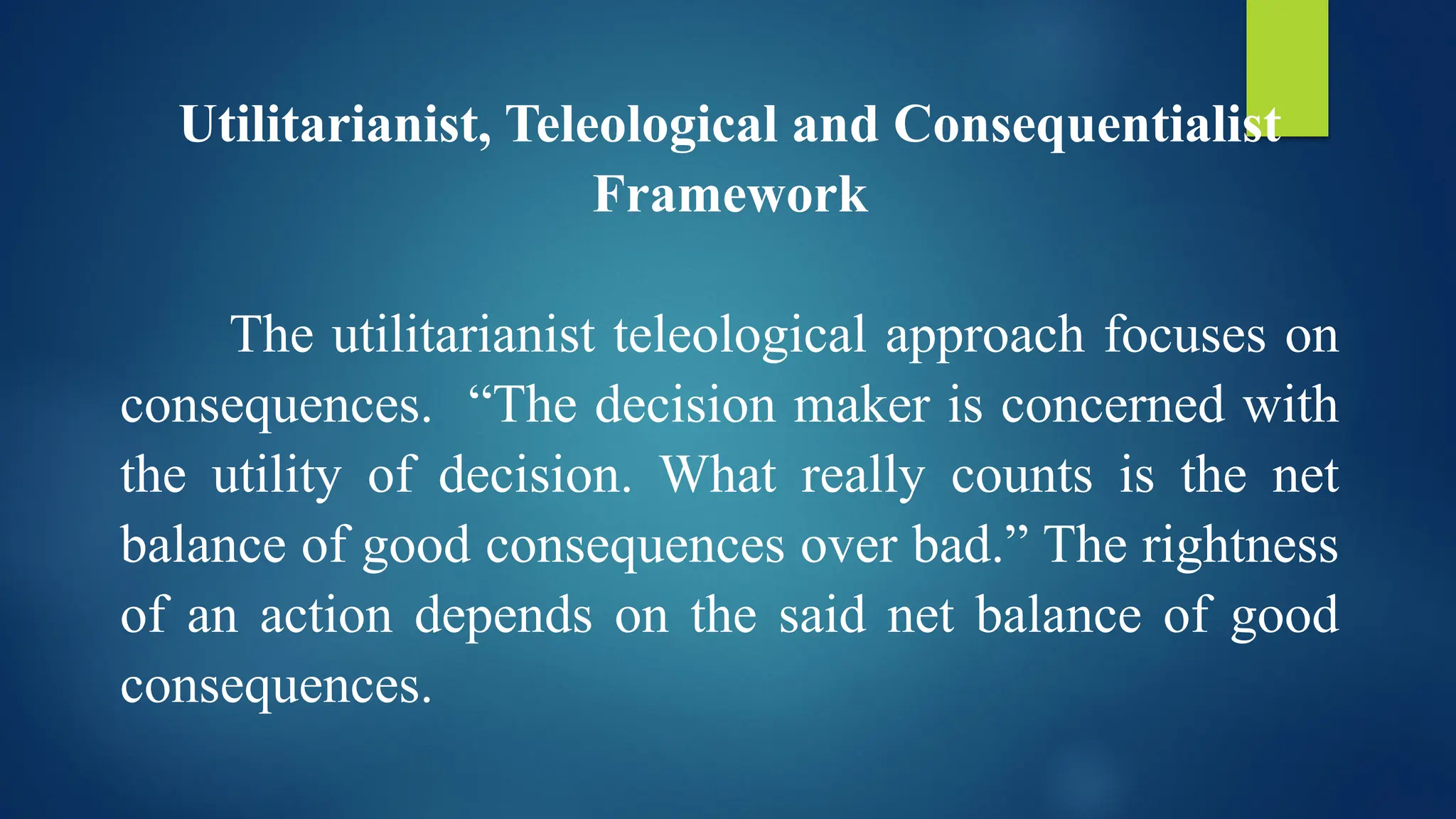 chapter-4-lesson-1:Frameworks and principles behind moral frameworks | PDF