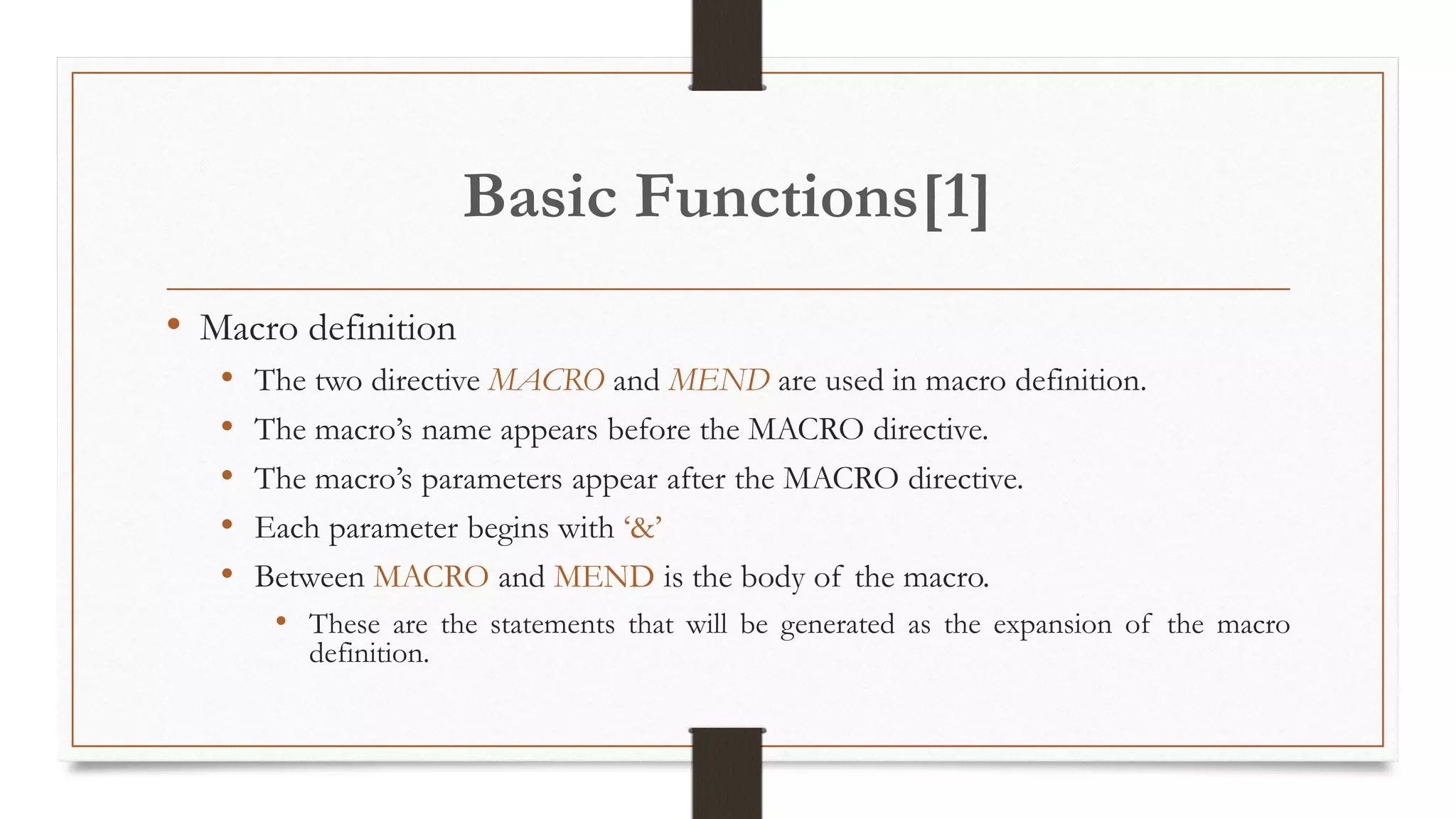 Macro-processor | PDF