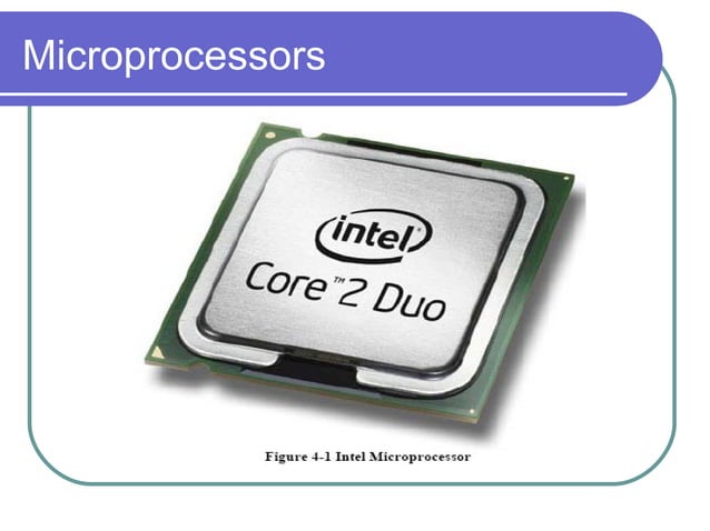 Chapter 4 Microprocessor CPU | PPT