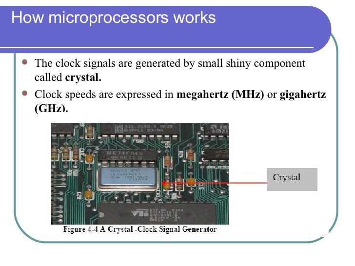 Chapter 4 Microprocessor CPU Chapter 4 Microprocessor CPU