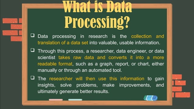 Presentation Analysis And Interpretation Of Data Pptx Databases